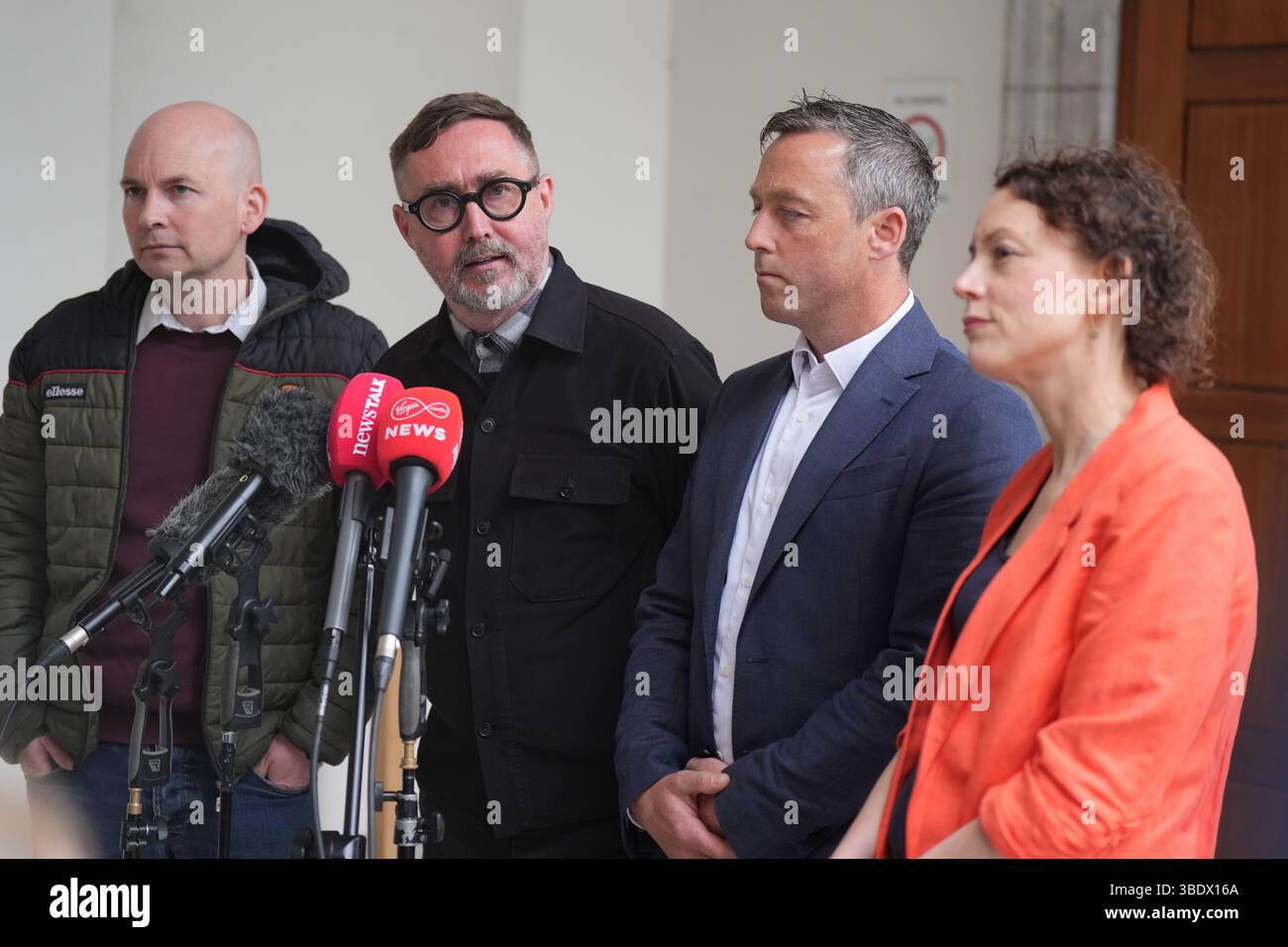 (left to right) Paul Murphy of People Before Profit-Solidarity, Sinn ...
