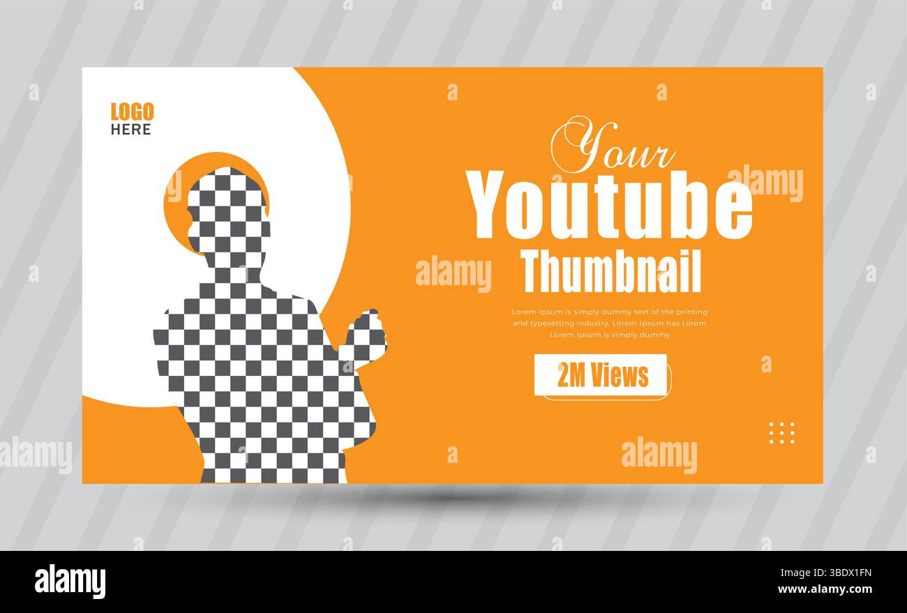 Youtube thumbnail design Stock Vector Image & Art - Alamy