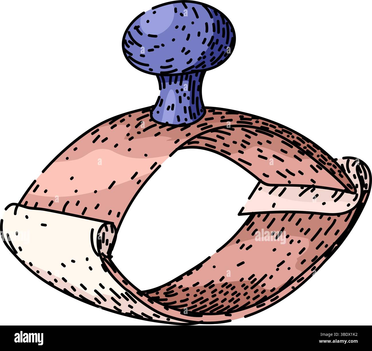 writing ink blotter sketch hand drawn vector Stock Vector Image & Art ...