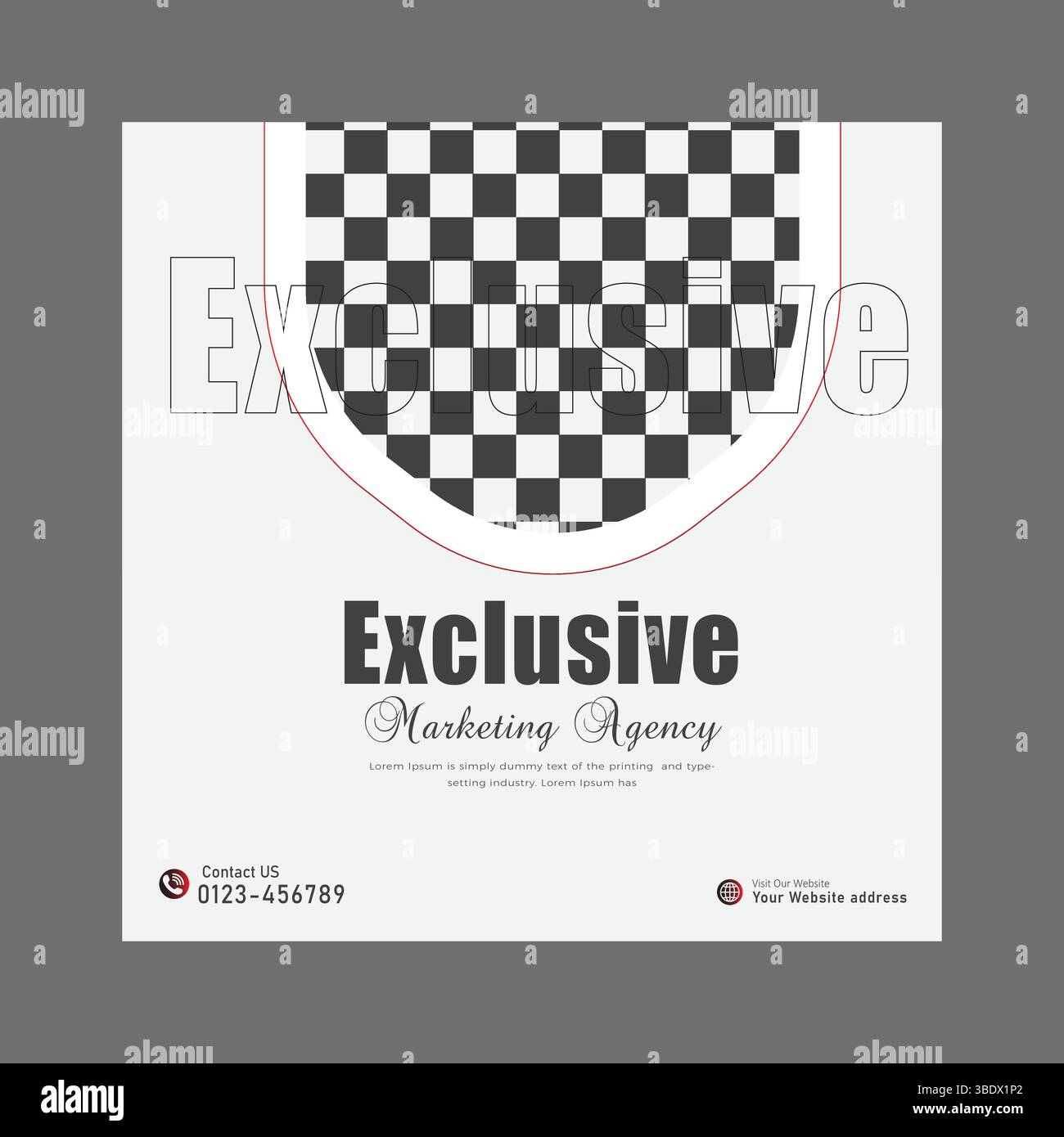 Creative agency social media post design template or corporate business ...