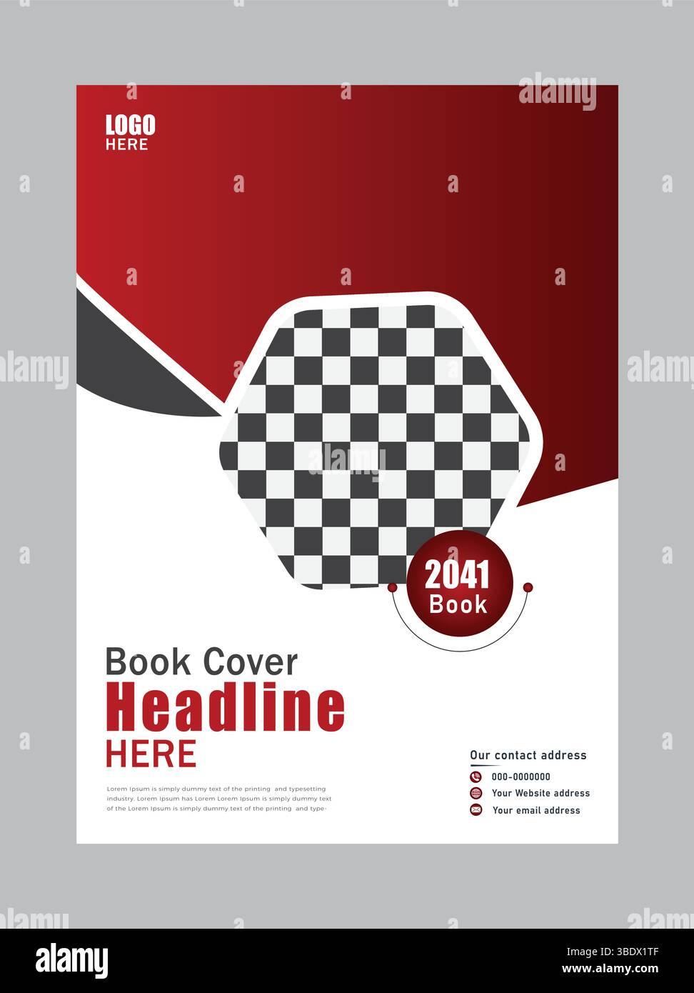 Book cover design Stock Vector Image & Art - Alamy
