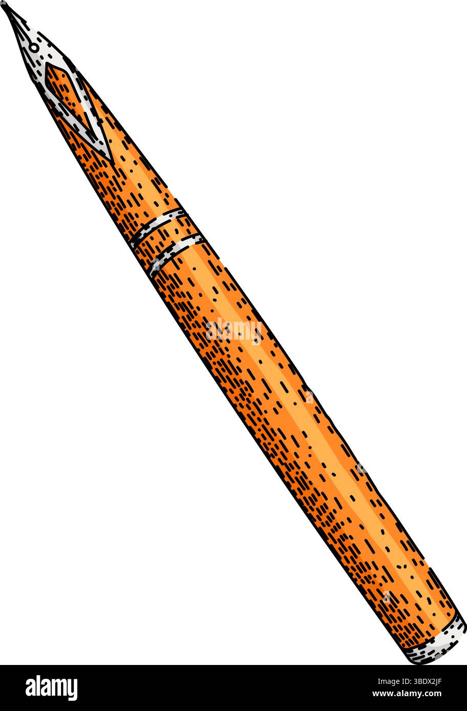 ink fountain pen sketch hand drawn vector Stock Vector Image & Art - Alamy