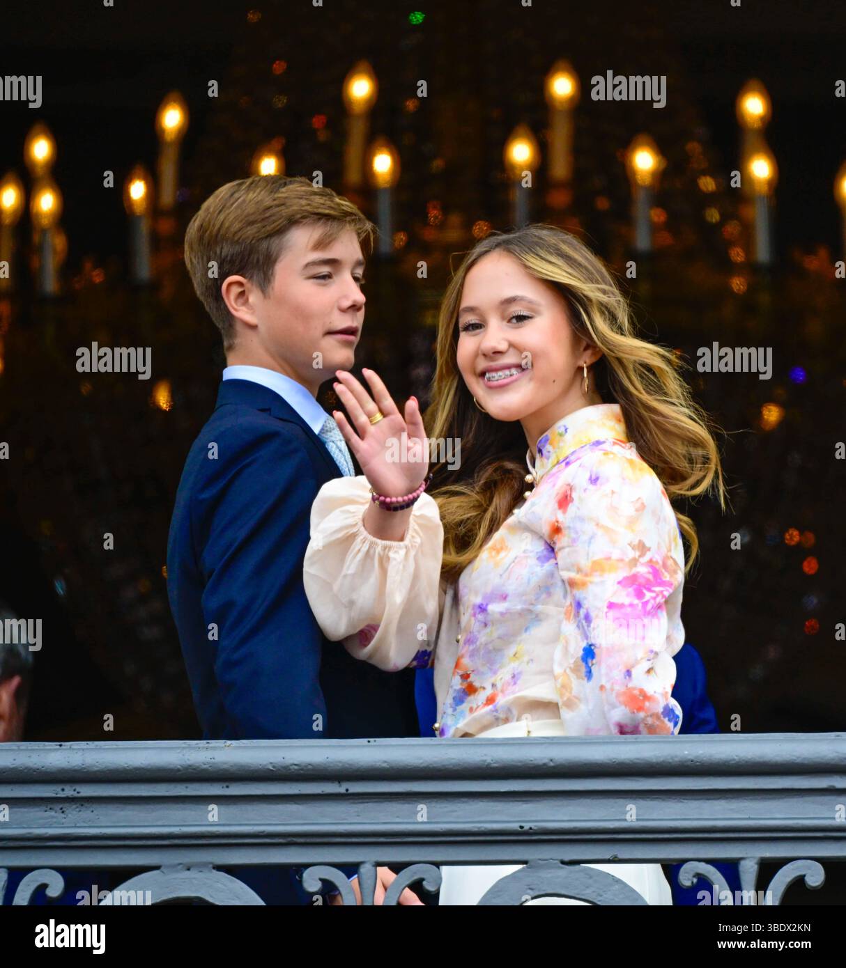 Prince Vincent, Princess Josephine during the 57th birthday ...