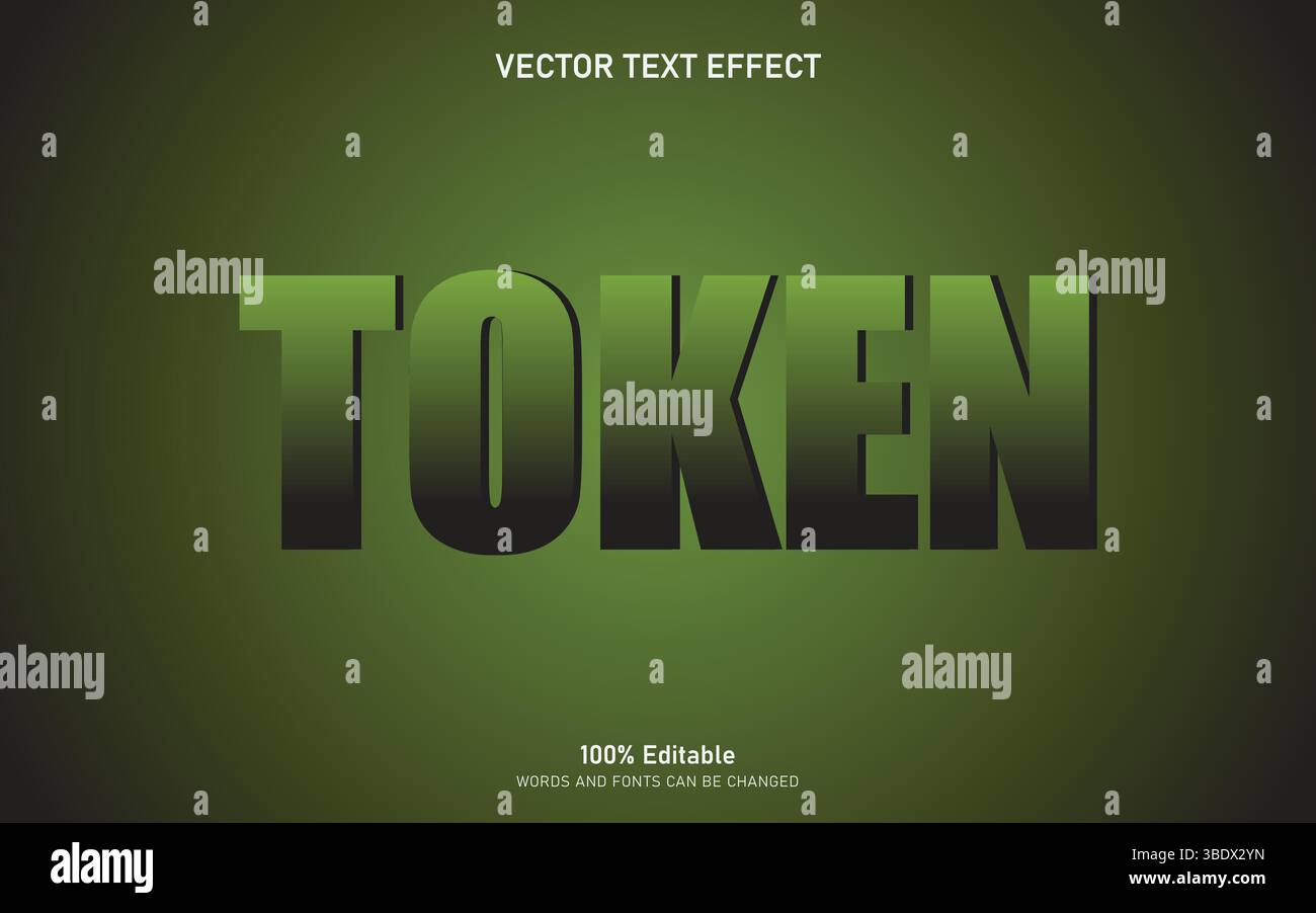 Funny 3d editable text Stock Vector Images - Alamy