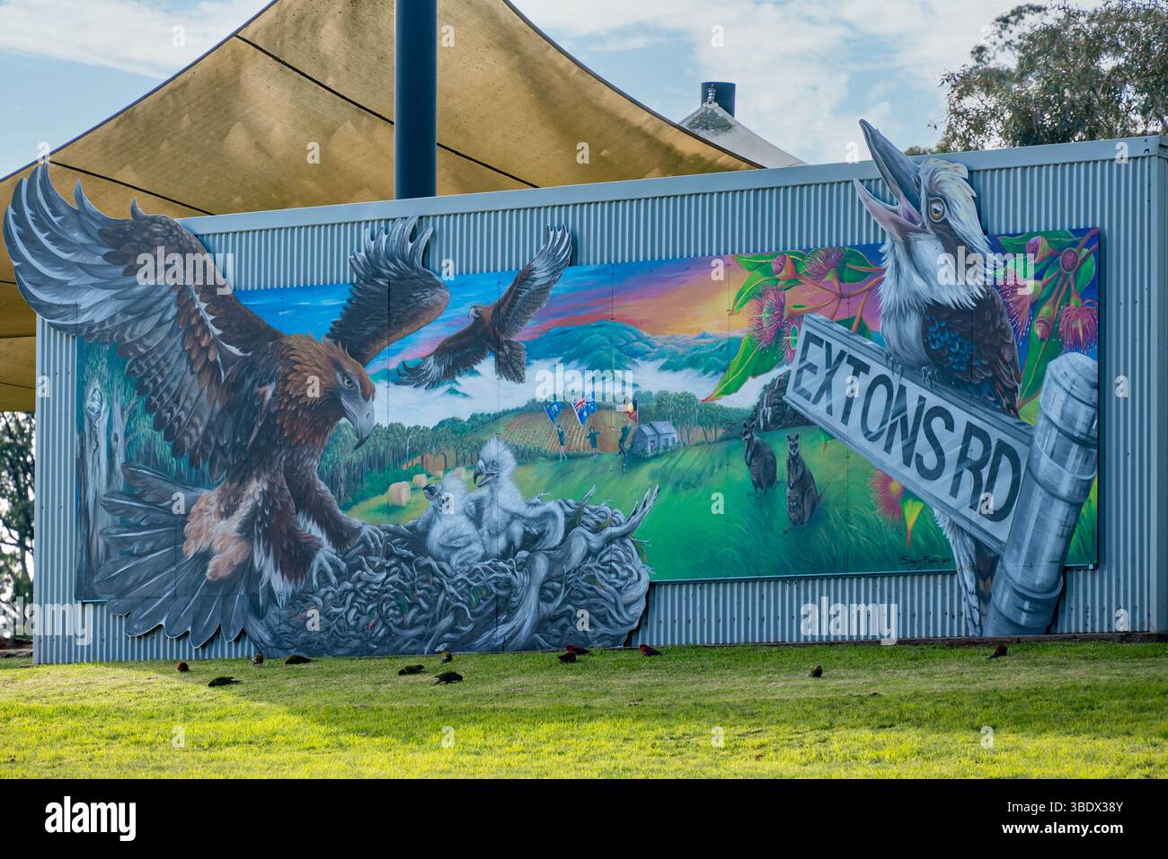 Street Art by Shaylee Flook, Kinglake, Victoria, Australia Stock Photo ...