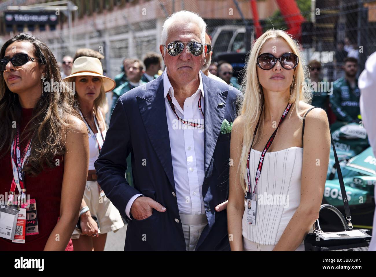 STROLL Lawrence (can), Aston Martin F1 Team owner, portrait and Raquel ...