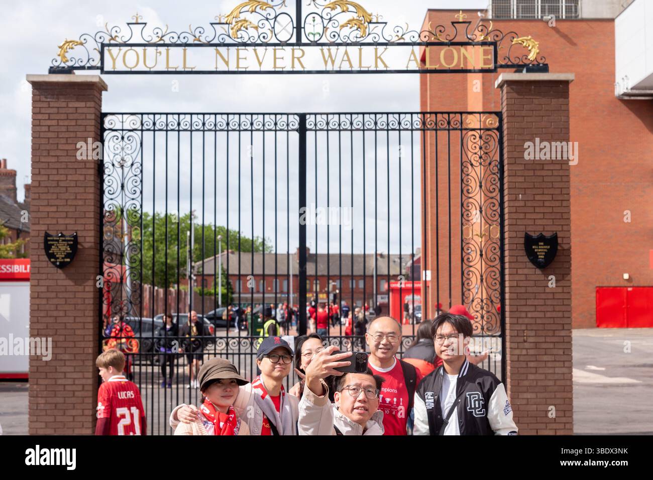 Anfield, Liverpool, UK. 26th May, 2025. Following winning the Premier ...