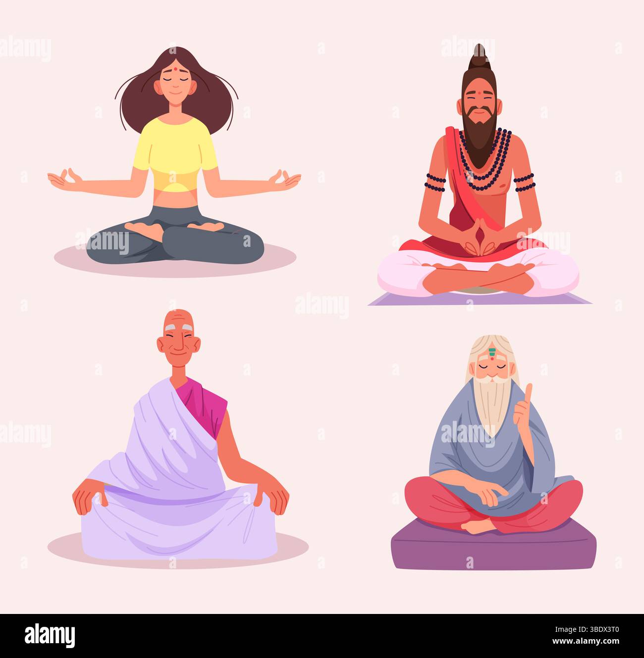 Spiritual gurus. Buddhists teachers, mentors for spiritual seekers ...