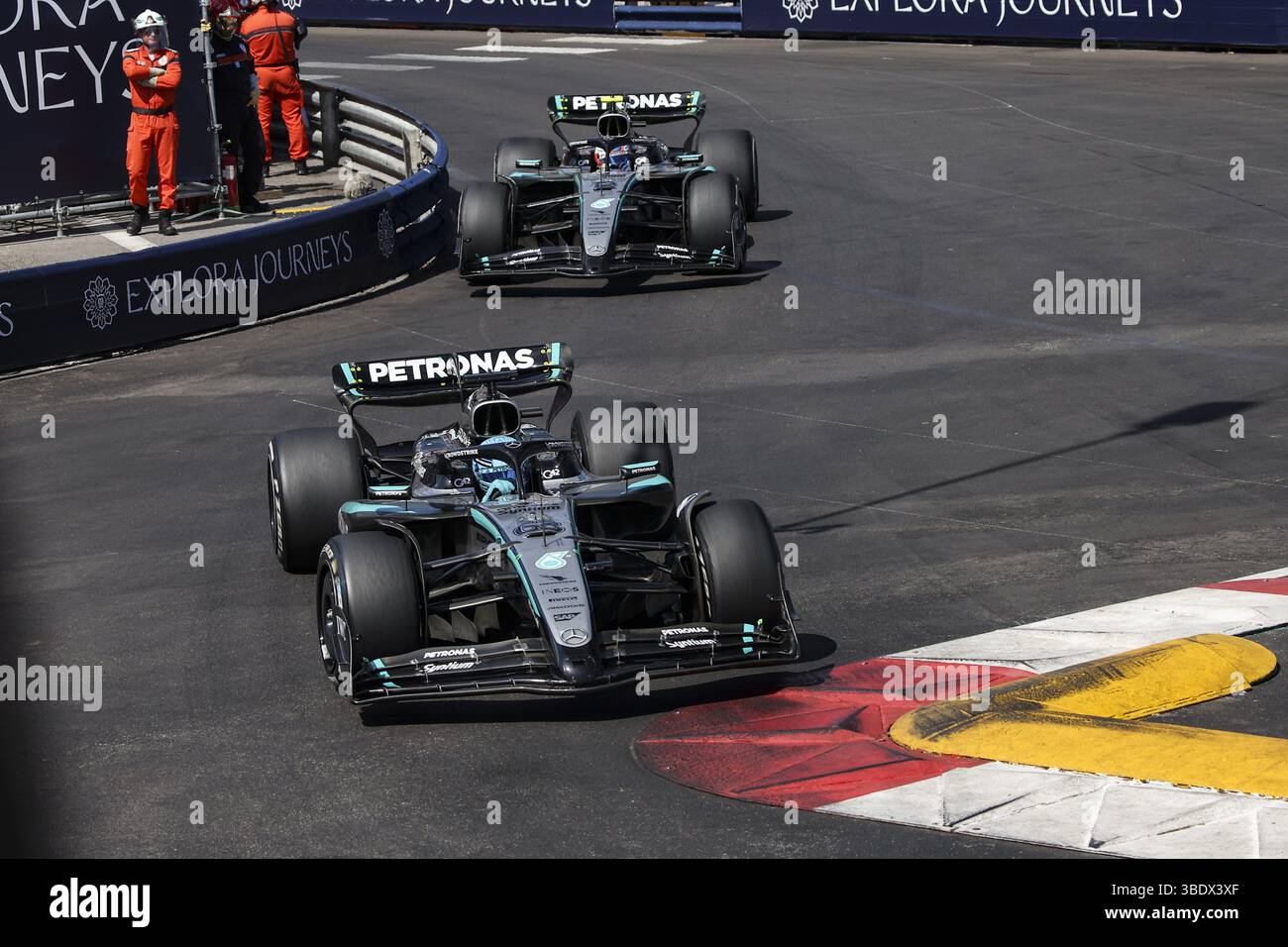63 RUSSELL George (gbr), Mercedes AMG F1 Team W16, action 12 KIMI ANTONELLI Andrea (ita ...