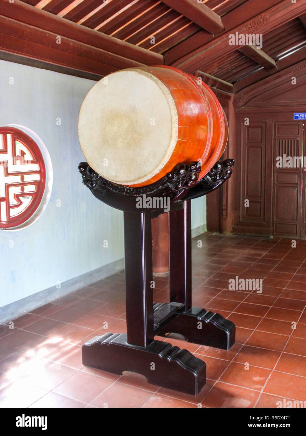 Vietnam, Hue. Hue Imperial City (Hoàng Thành Hu). Thiên M Temple ...