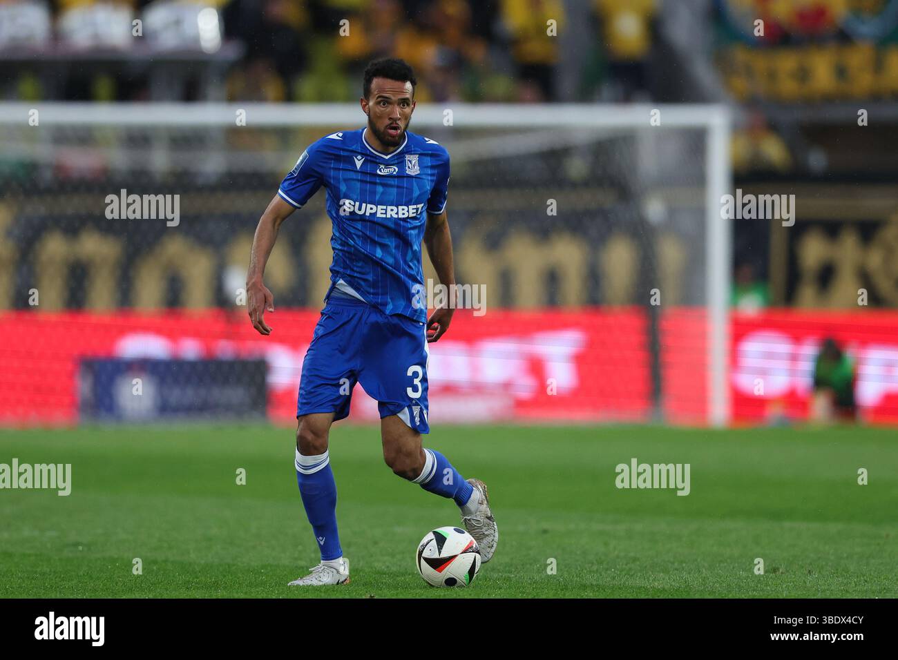 Katowice, Poland. 18th May, 2025. Alex Douglas of Lech Poznan seen in ...