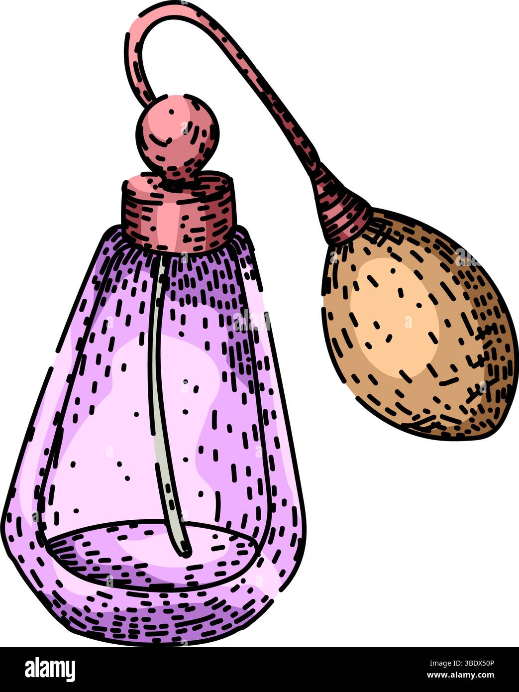 fragrance perfume automizer sketch hand drawn vector Stock Vector Image & Art - Alamy