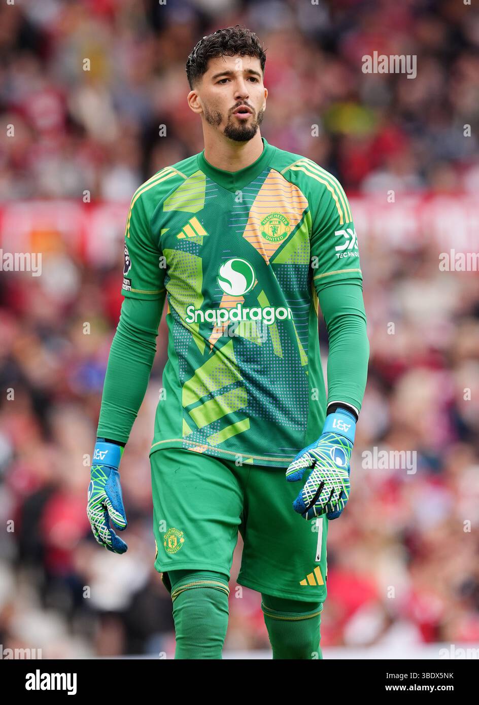 Manchester United goalkeeper Altay Bayindir during the Premier League ...