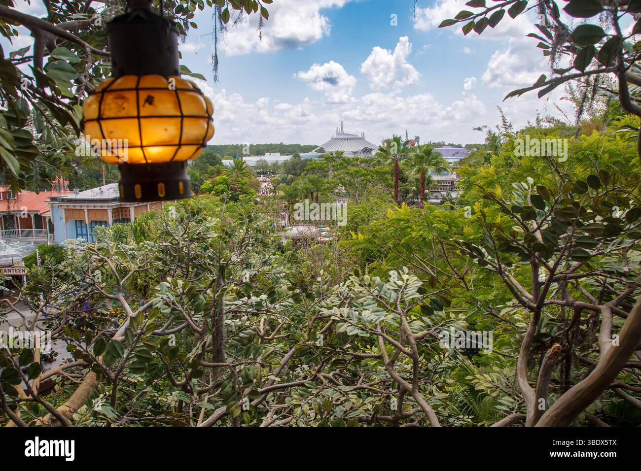The Swiss Family treehouse in Adventureland, and Space Mountain ...