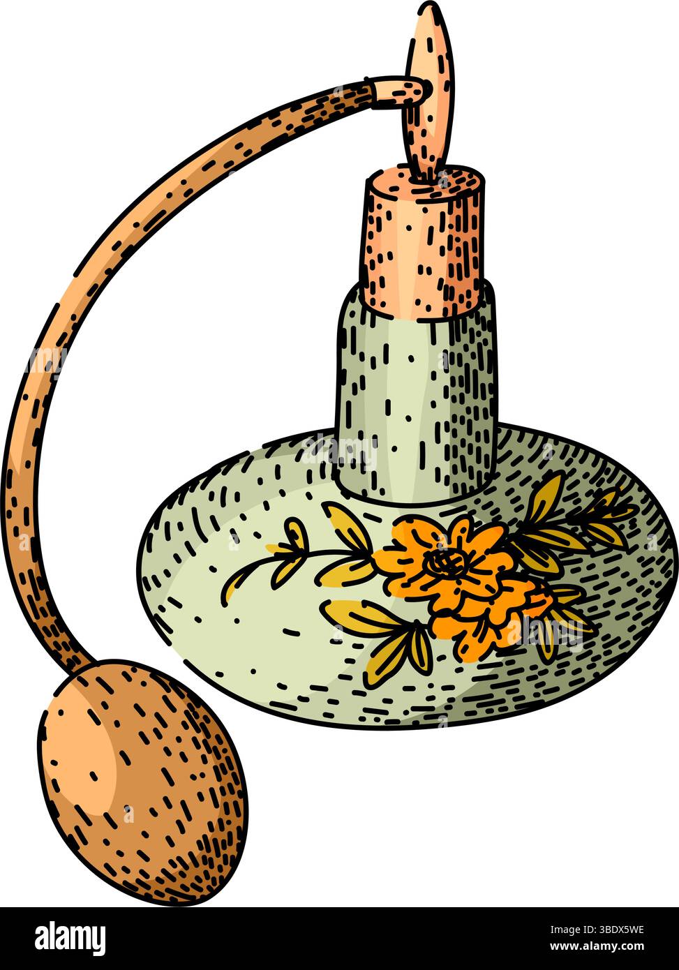 scent perfume automizer sketch hand drawn vector Stock Vector Image & Art - Alamy