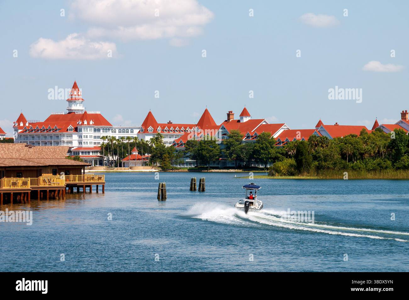 A boat Bora Bora bungalows and Disney polynesian village resort, Magic ...