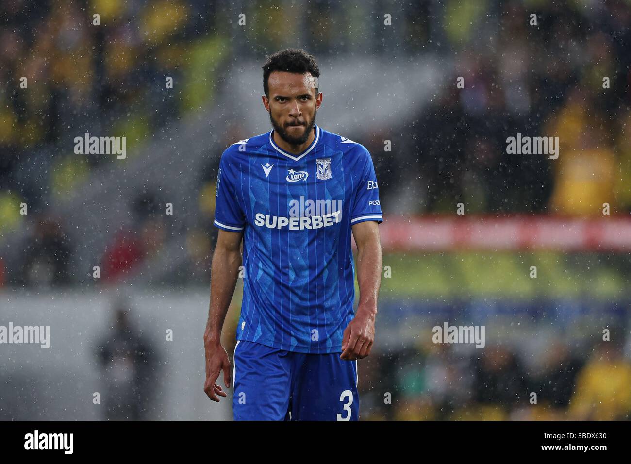 Katowice, Poland. 18th May, 2025. Alex Douglas of Lech Poznan seen ...