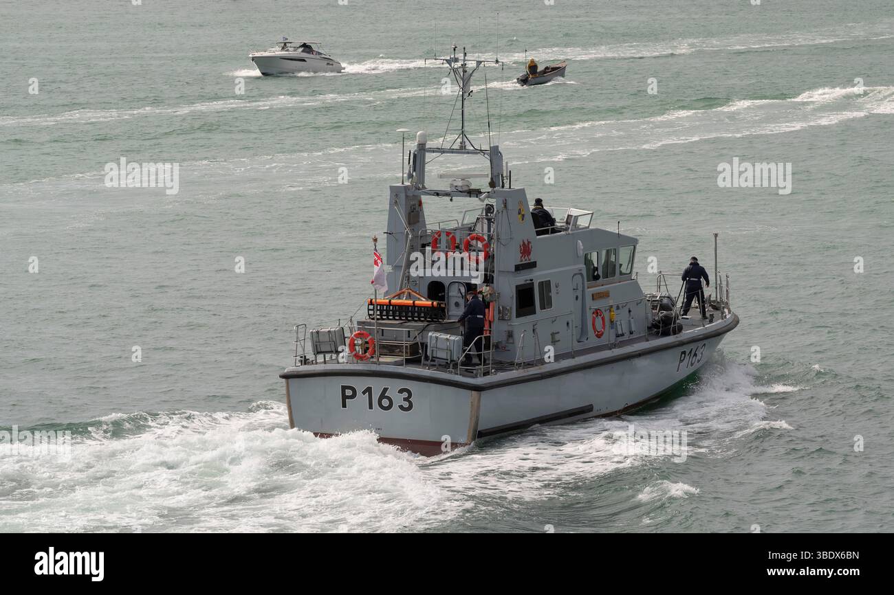 Portsmouth England UK. 23.05.2025. HMS Express P163 Amber Class Royal ...