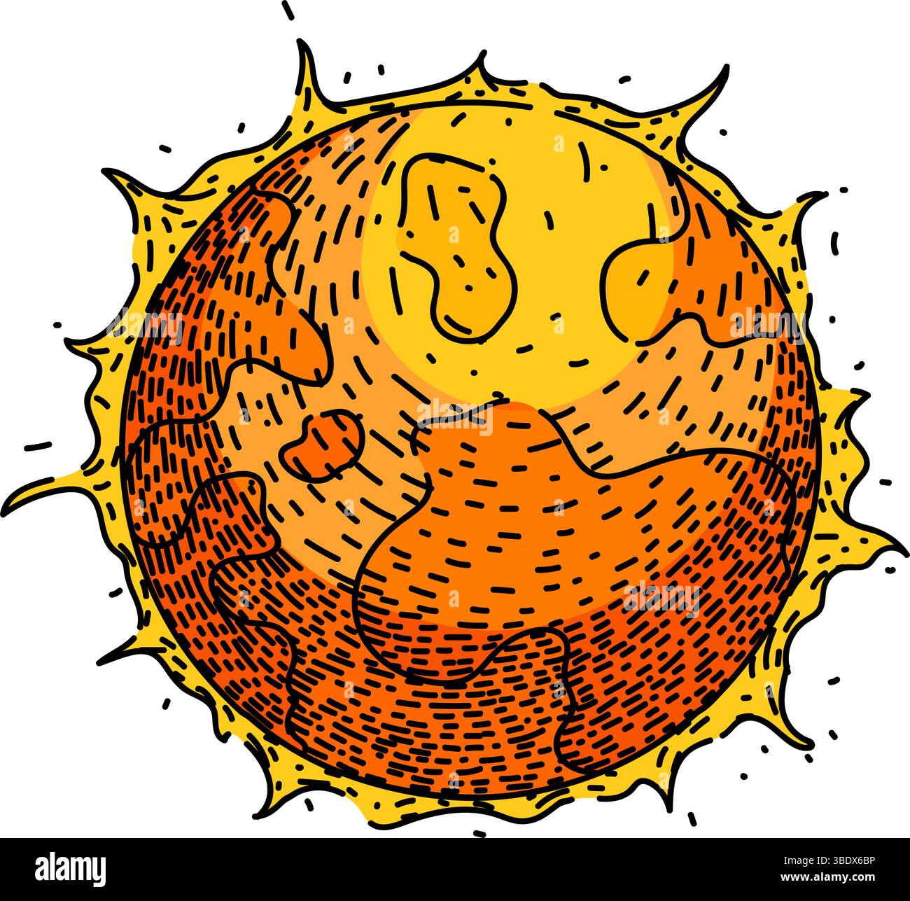 Hand drawn sketch venus Stock Vector Images - Alamy