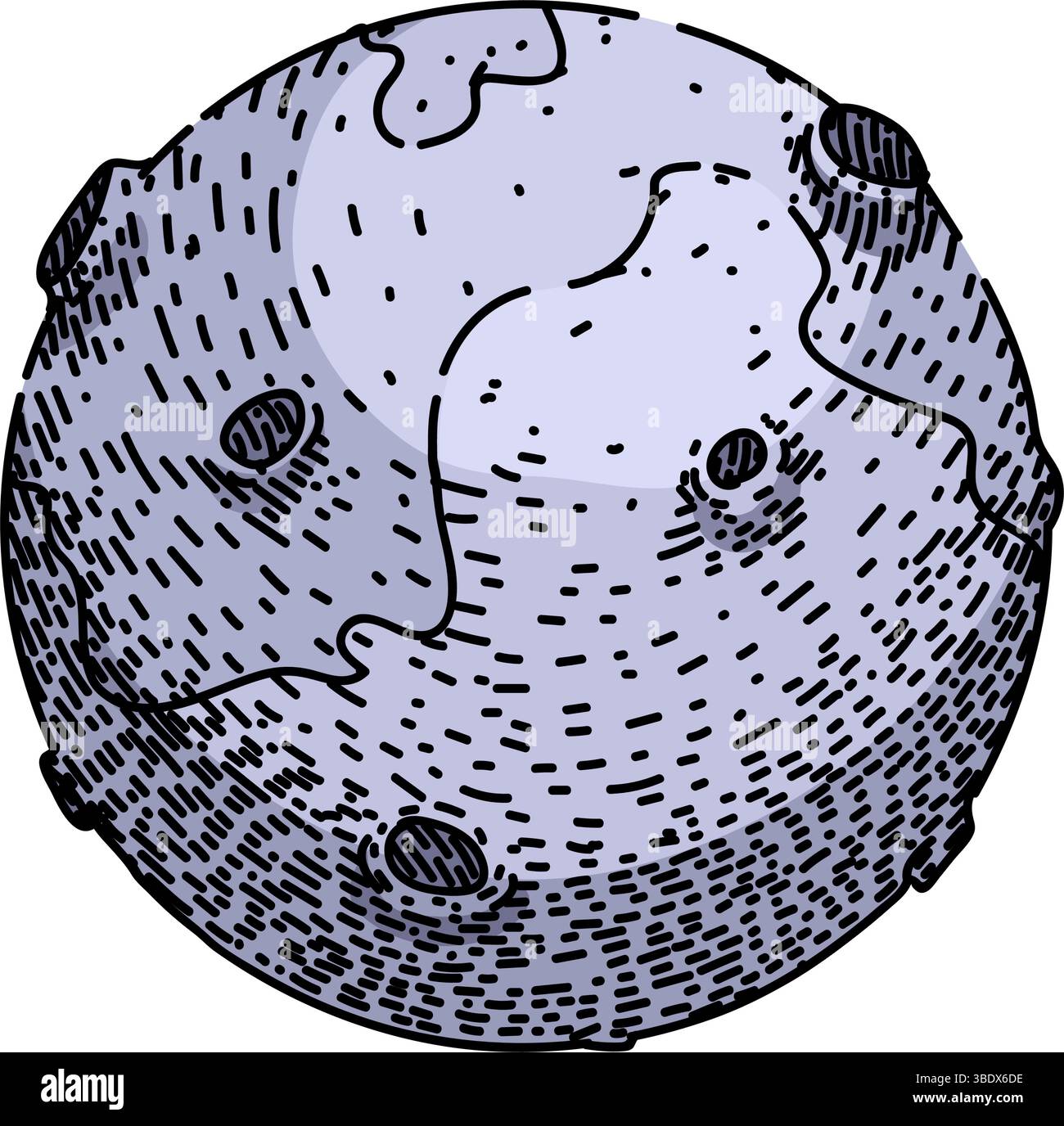 mars planet sketch hand drawn vector Stock Vector Image & Art - Alamy