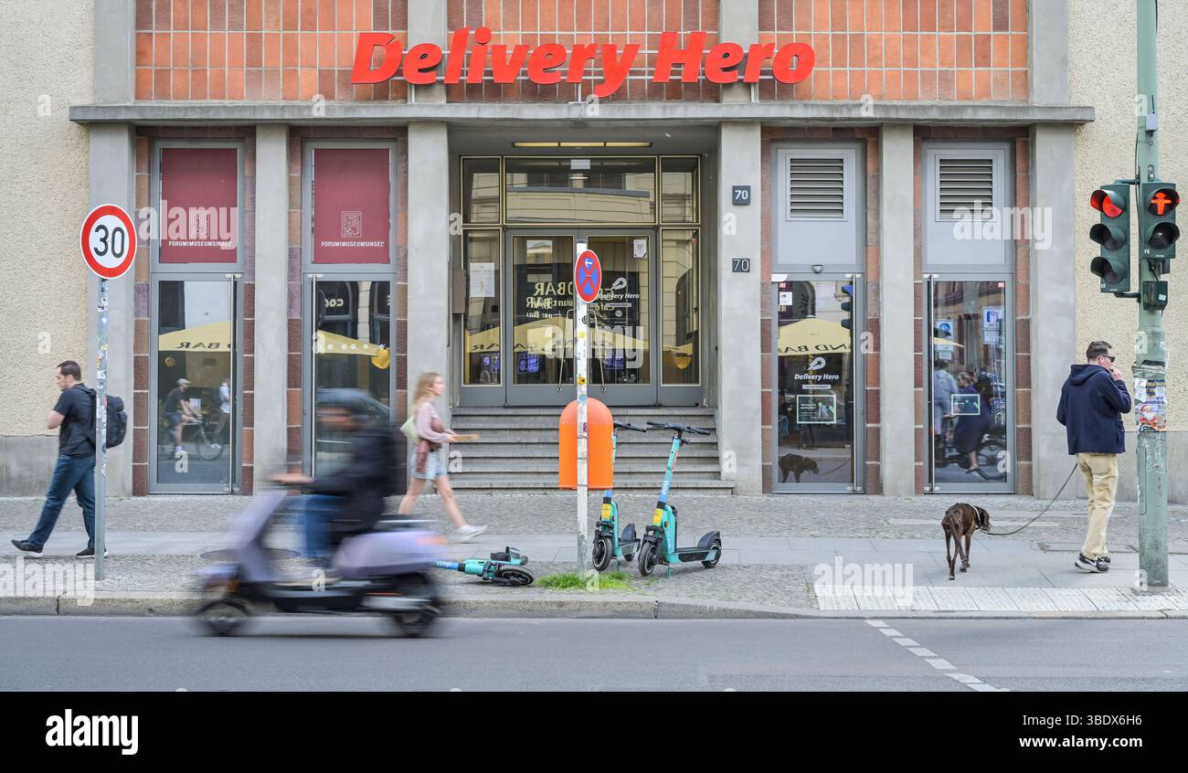 Delivery Hero, Oranienburger Straße, Mitte, Berlin, Deutschland ...