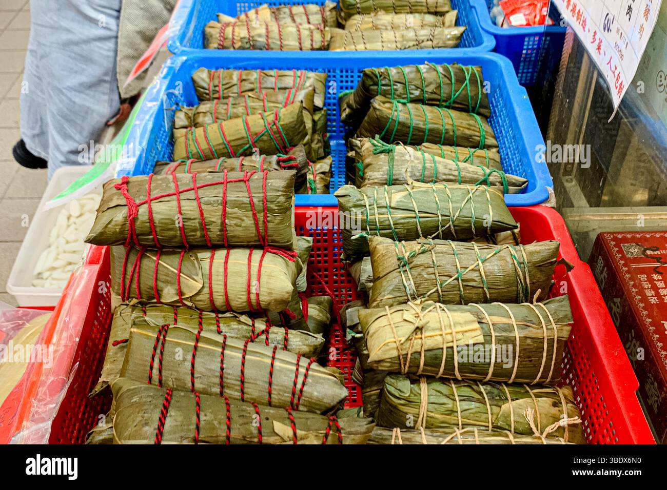 Hong Kong, China. 26th May, 2025. The Chinese sticky rice tamale are ...