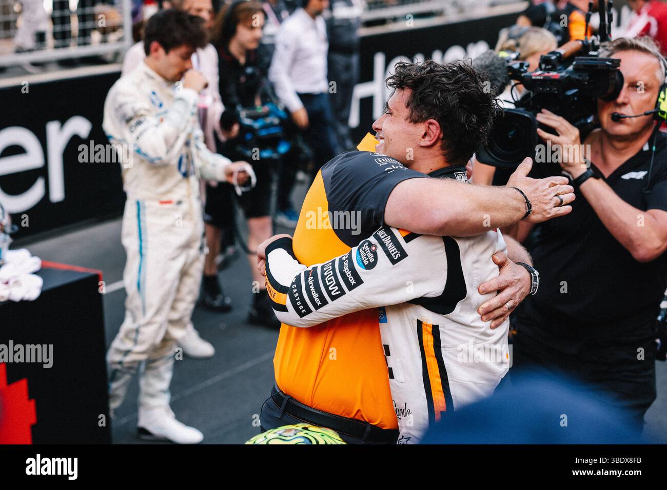 Monte-Carlo, Monaco. 25th May, 2025. Zak Brown (USA, McLaren F1 Team), #4 Lando Norris (GBR ...