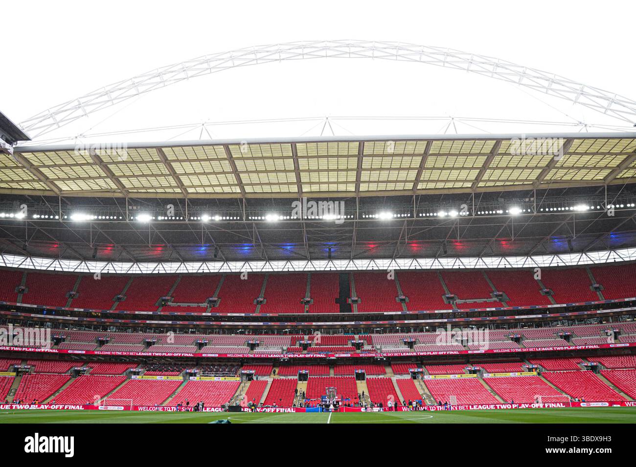 General view of Wembley Stadium ahead of the Sky Bet League 2 Playoff ...