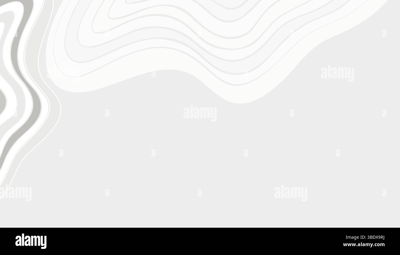 Gray Wave Neutral Background for Presentations, Vector Illustration ...
