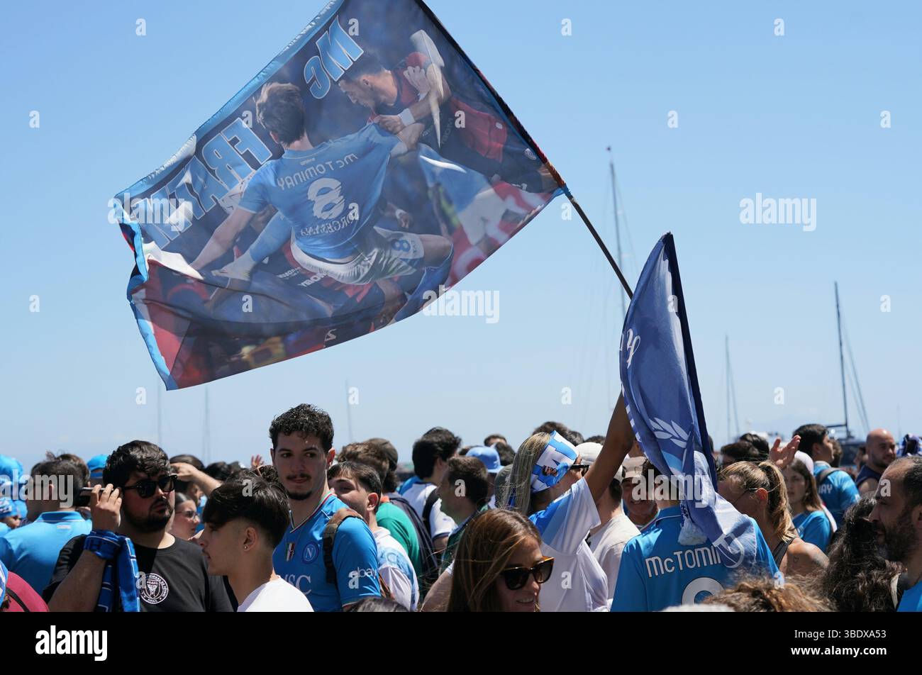 Napoli scudetto 2024/25 celebrations parade. during the News Napoli ...