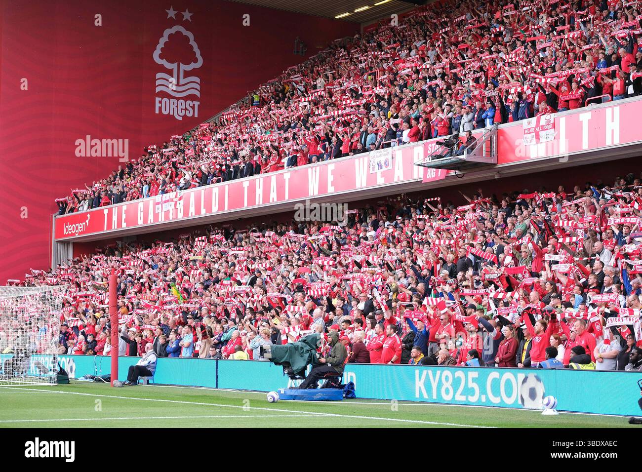 Nottingham Forest fans in the Trent End during the Premier League 2024/ ...