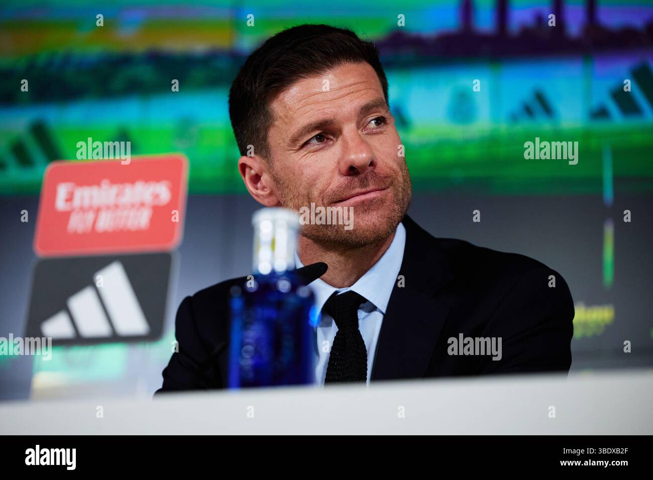 MADRID, SPAIN - MAY 26: New Real Madrid Head Coach Xabi Alonso faces ...