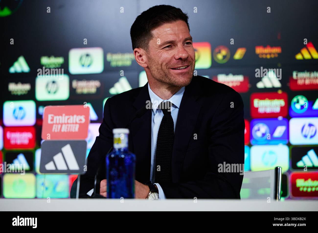 MADRID, SPAIN - MAY 26: New Real Madrid Head Coach Xabi Alonso faces ...