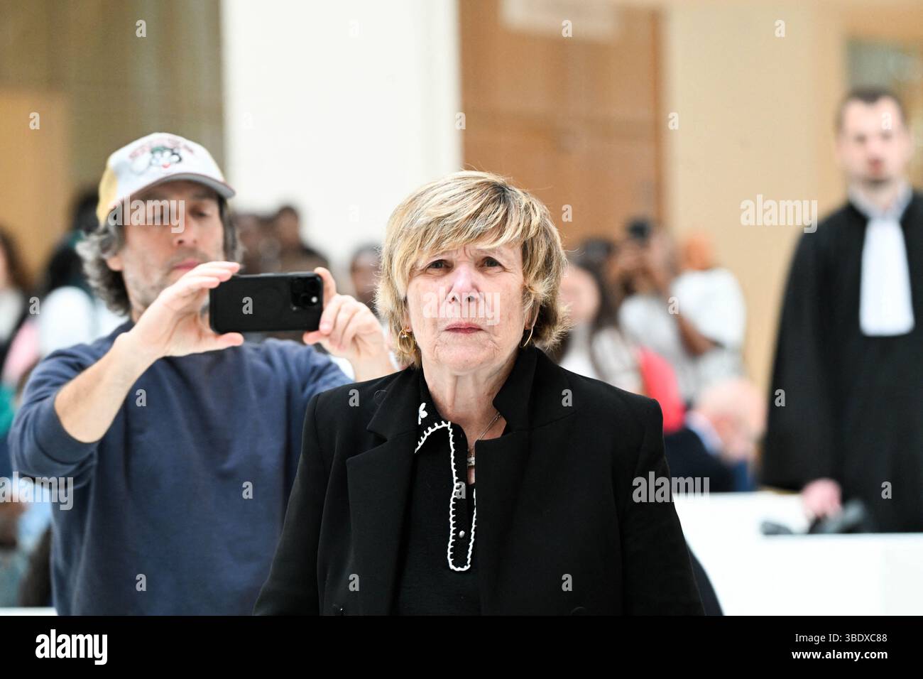 Paris, France. 26th May, 2025. French journalist Michele Marchand also ...