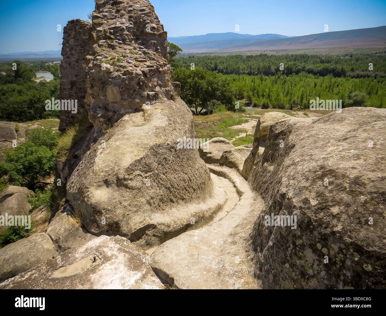 Uplistsikhe is an ancient rock hewn town near Gori in Shida Kartli ...