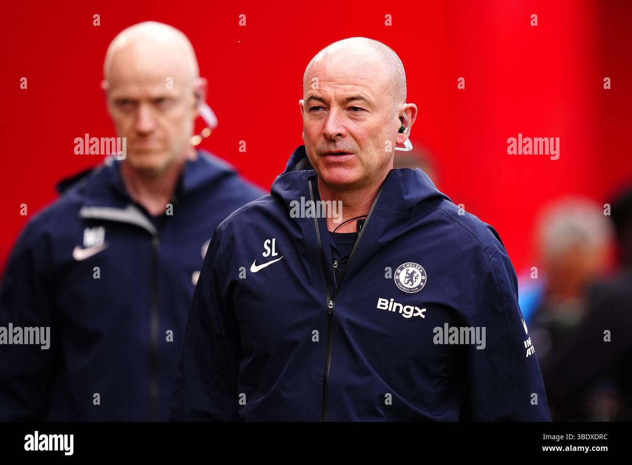 Chelsea doctor Stephen Lewis before the Premier League match at the ...