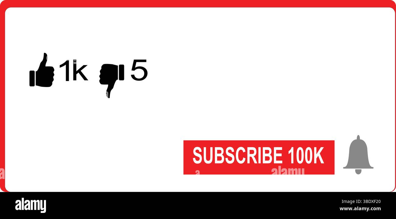 Content creator subscribe Stock Vector Images - Alamy