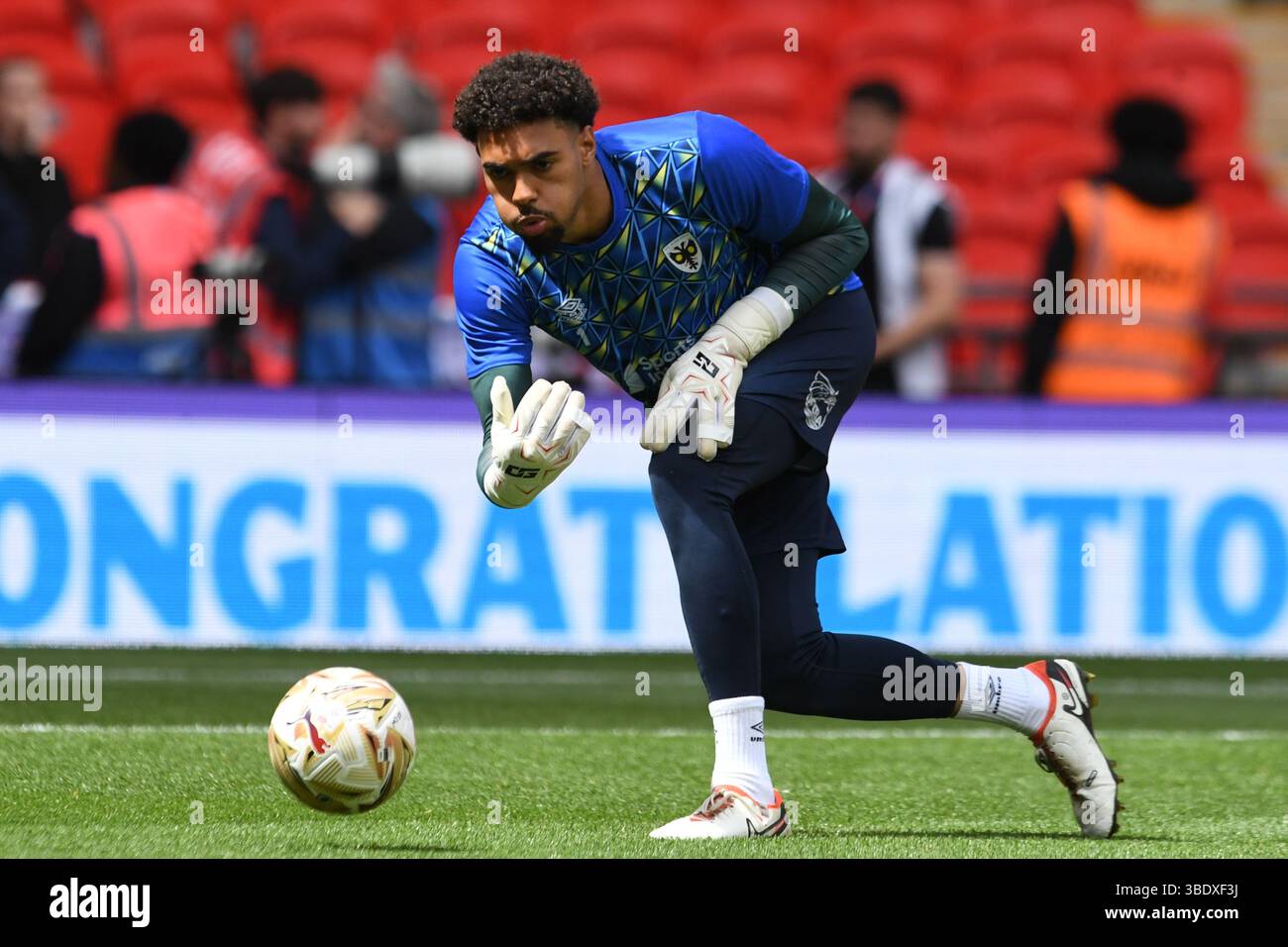 London, England. 26th May 2025. Owen Goodman before the Sky Bet EFL ...