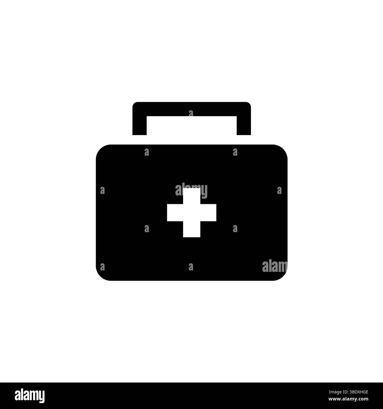 First Aid Kit, Medical Emergency Box Solid Flat Vector Icon Isolated on ...