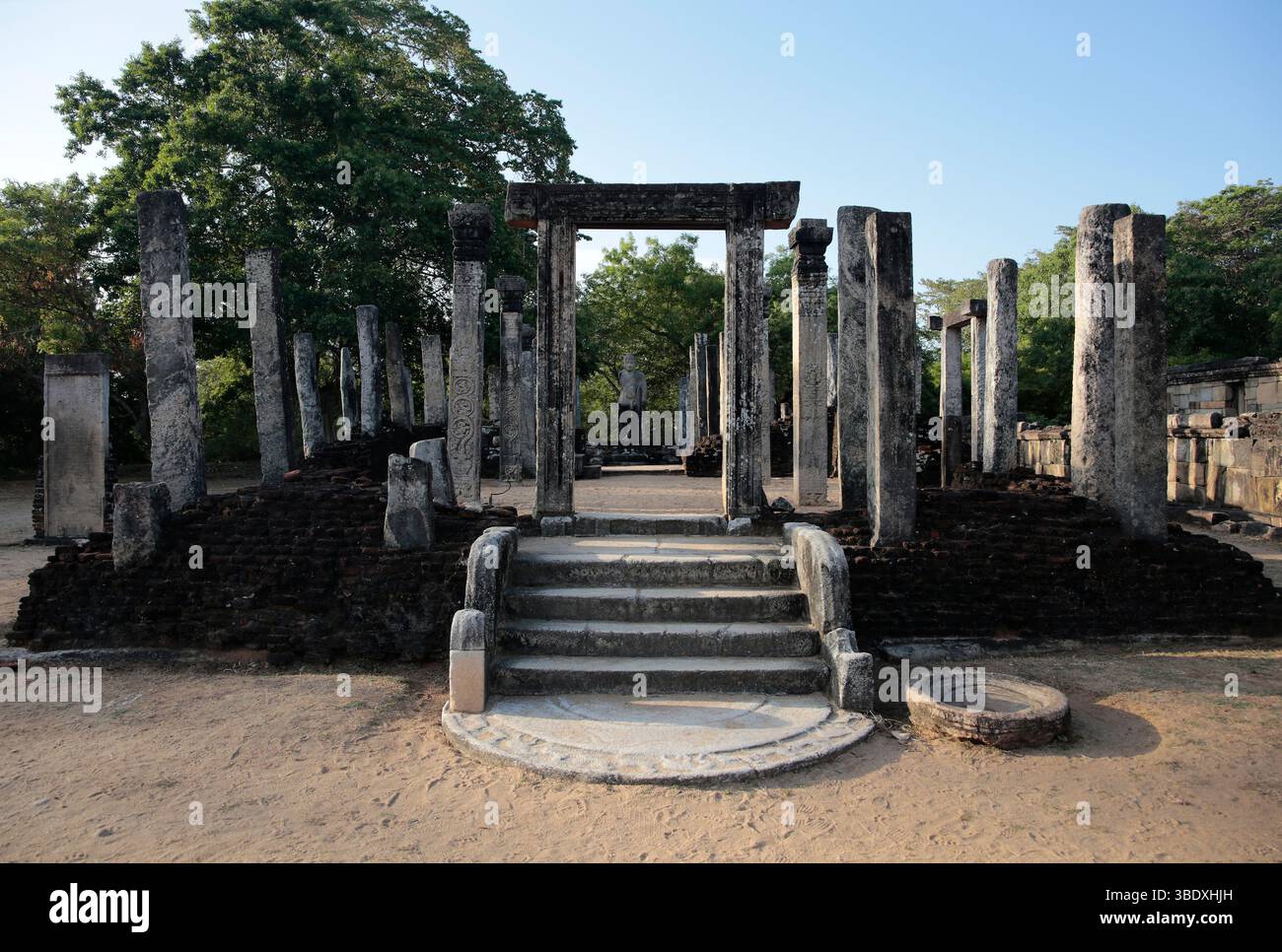 Sri Lanka. Polonnaruwa. Atadage "House of the Eight Relics". First ...
