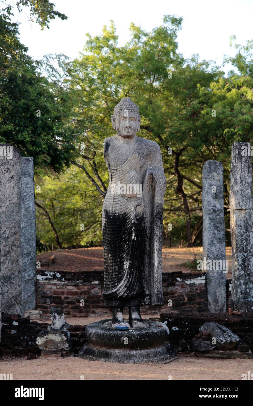 Sri Lanka. Polonnaruwa. Atadage "House of the Eight Relics". First ...