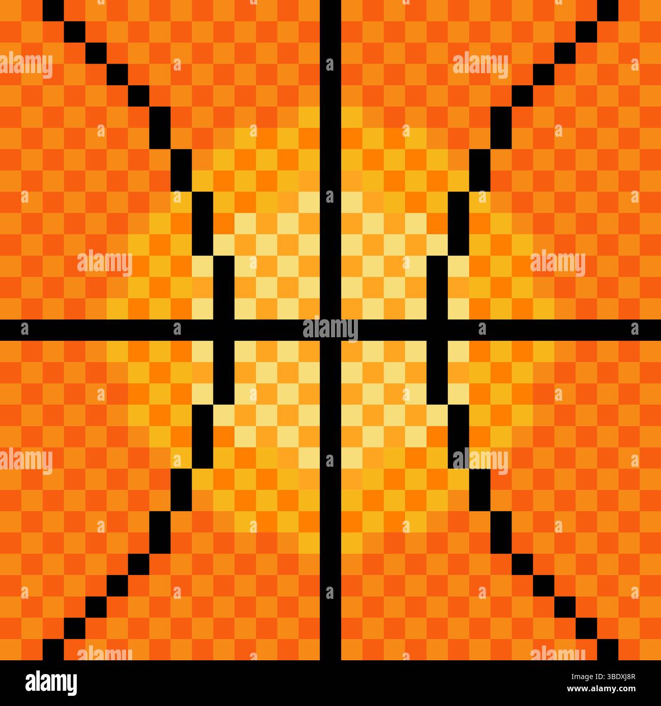 Basketball background in pixel art Stock Vector Image & Art - Alamy