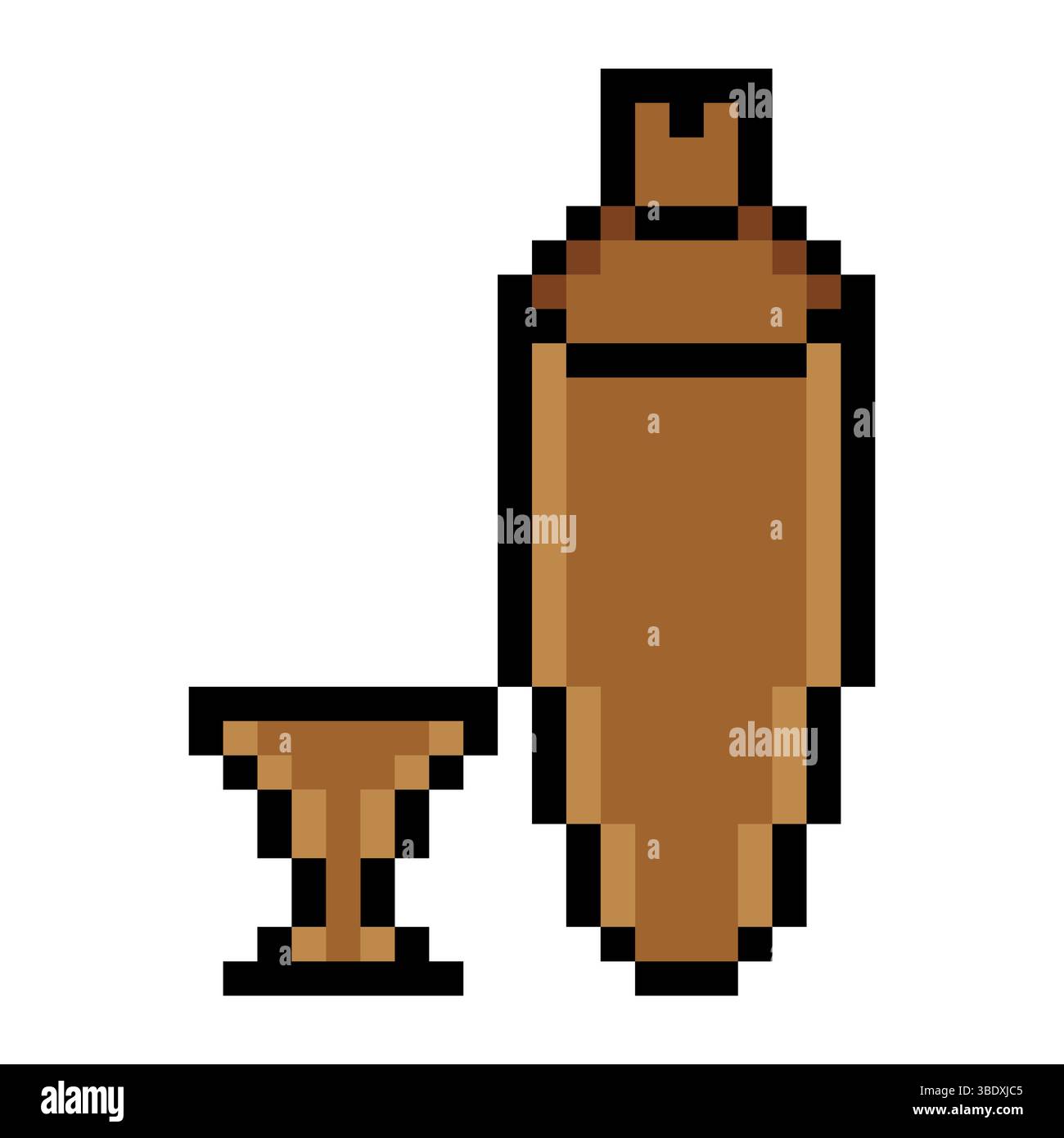 Cocktail shaker in pixel art style Stock Vector Image & Art - Alamy