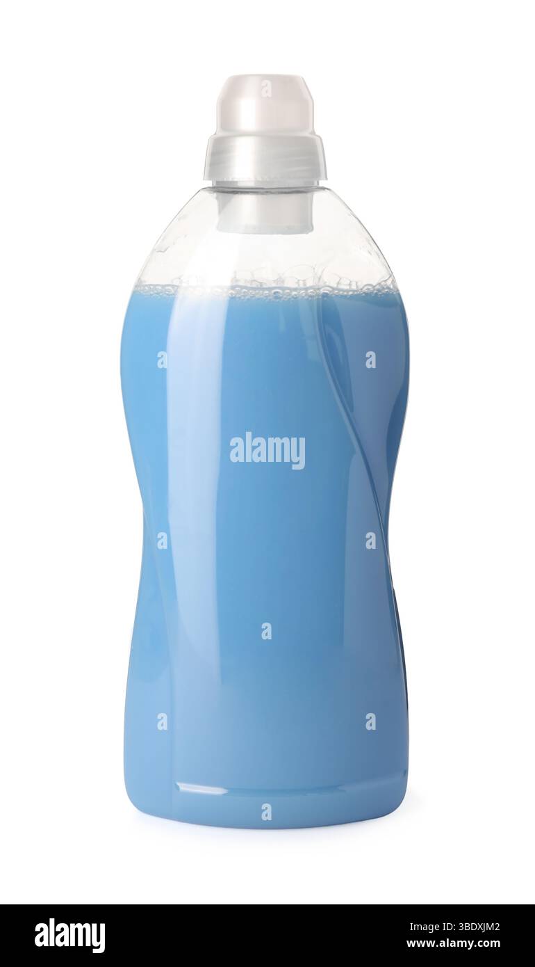 Bottle of fabric softener isolated on white Stock Photo - Alamy