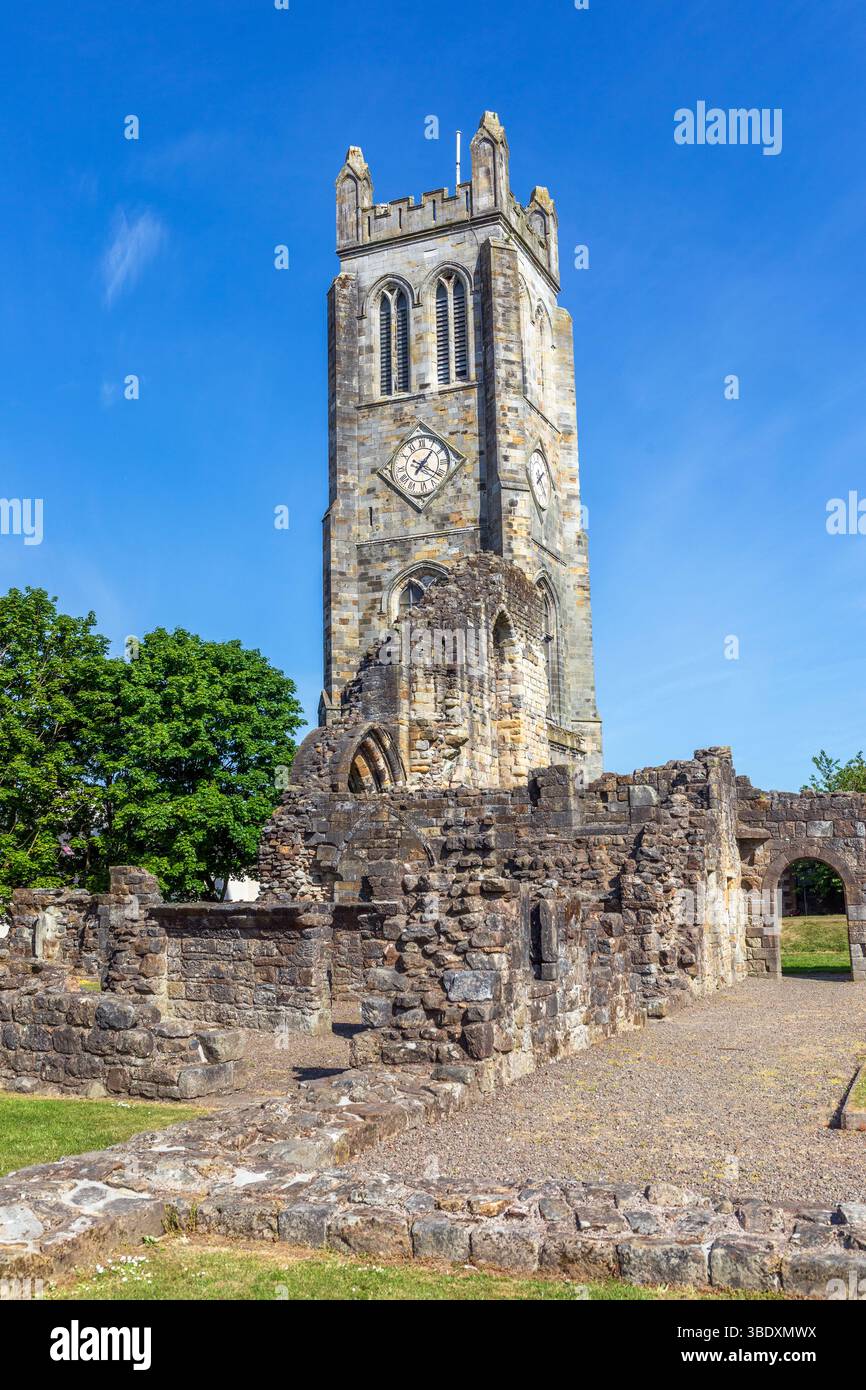 Kilwinning Abbey founded in 12th century by Benedictine monks, probably ...