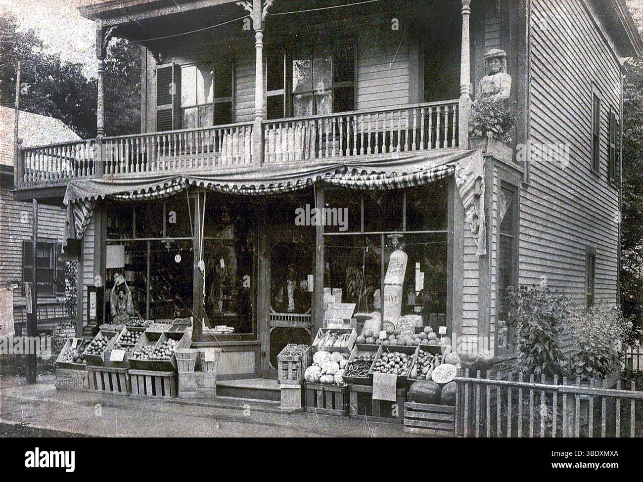 This is an original and real photo of an American general store around ...
