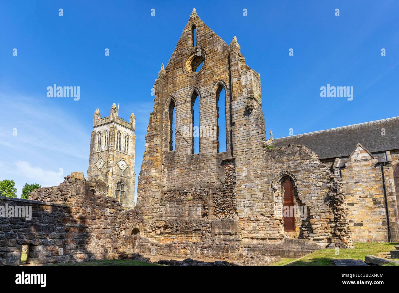 Kilwinning Abbey founded in 12th century by Benedictine monks, probably ...