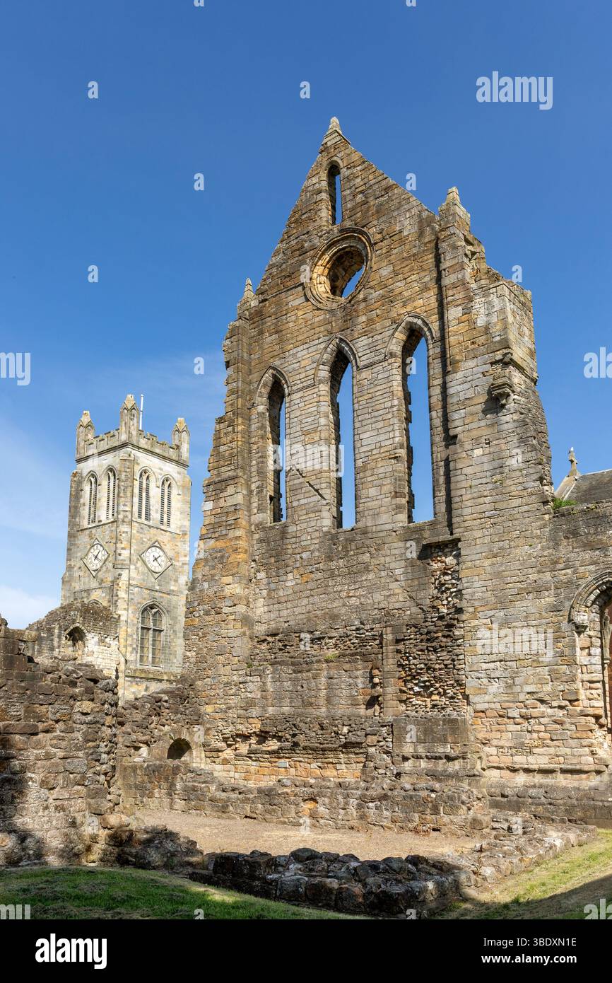 Kilwinning Abbey founded in 12th century by Benedictine monks, probably ...
