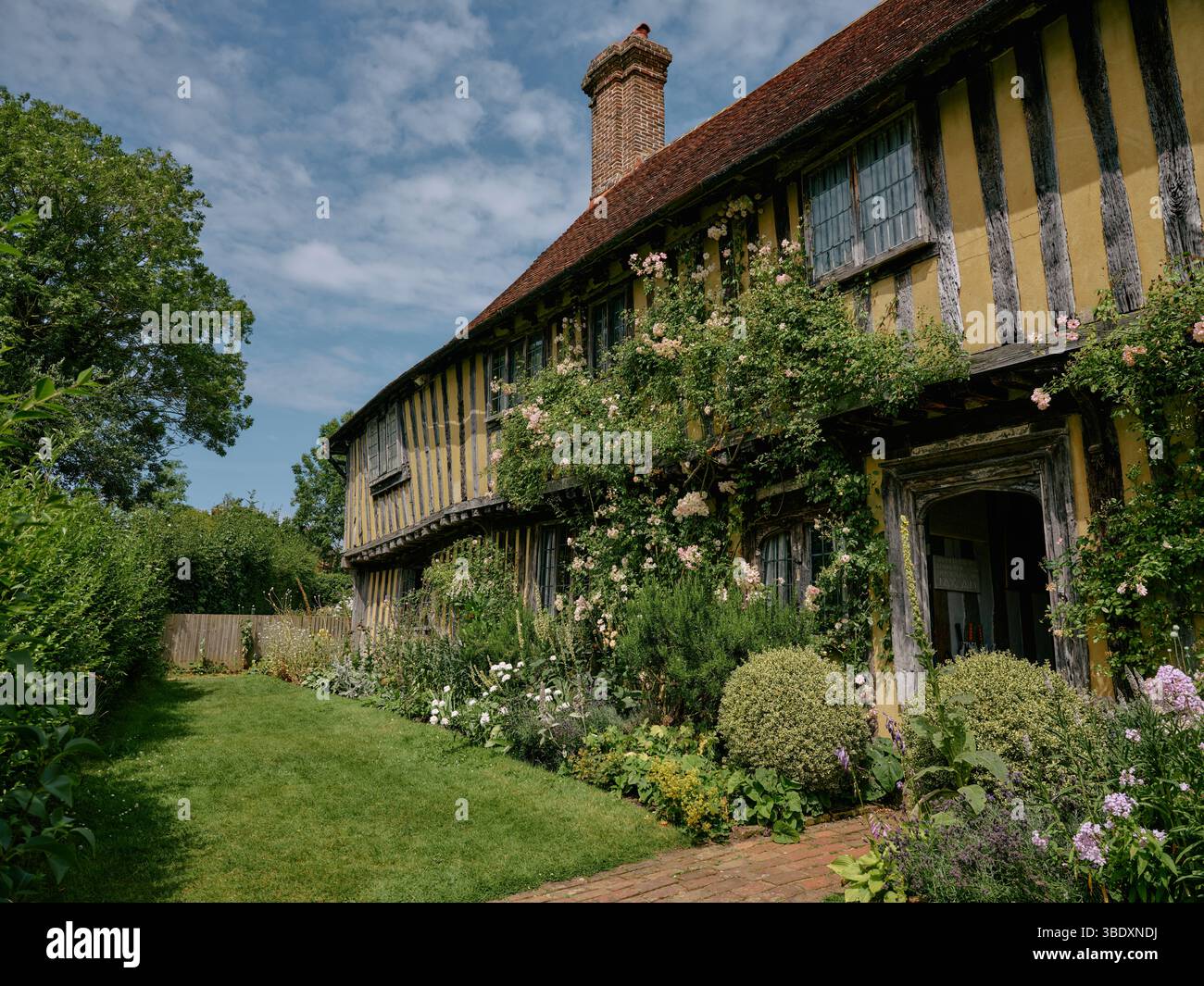 Smallhythe Place and gardens in Small Hythe, near Tenterden in Kent, is ...