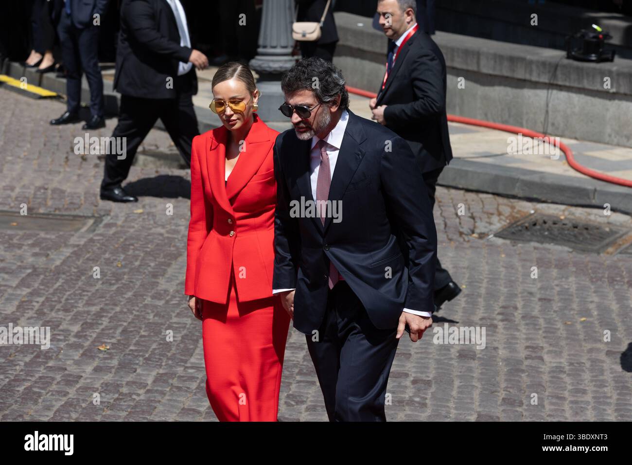 Tbilisi, Georgia. 26th May, 2025. Tbilisi Mayor Kakha Kaladze and his ...